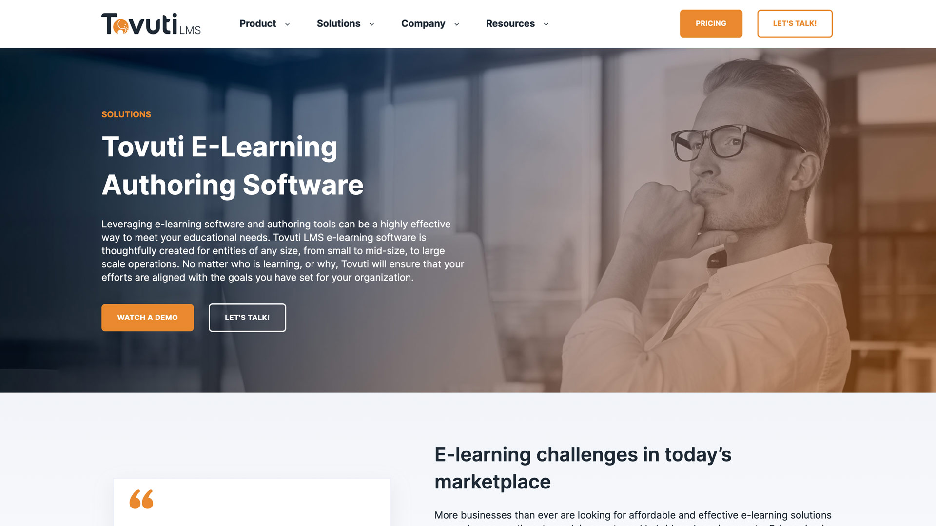 E Learning System E Learning Platform For Companies Tovuti Lms